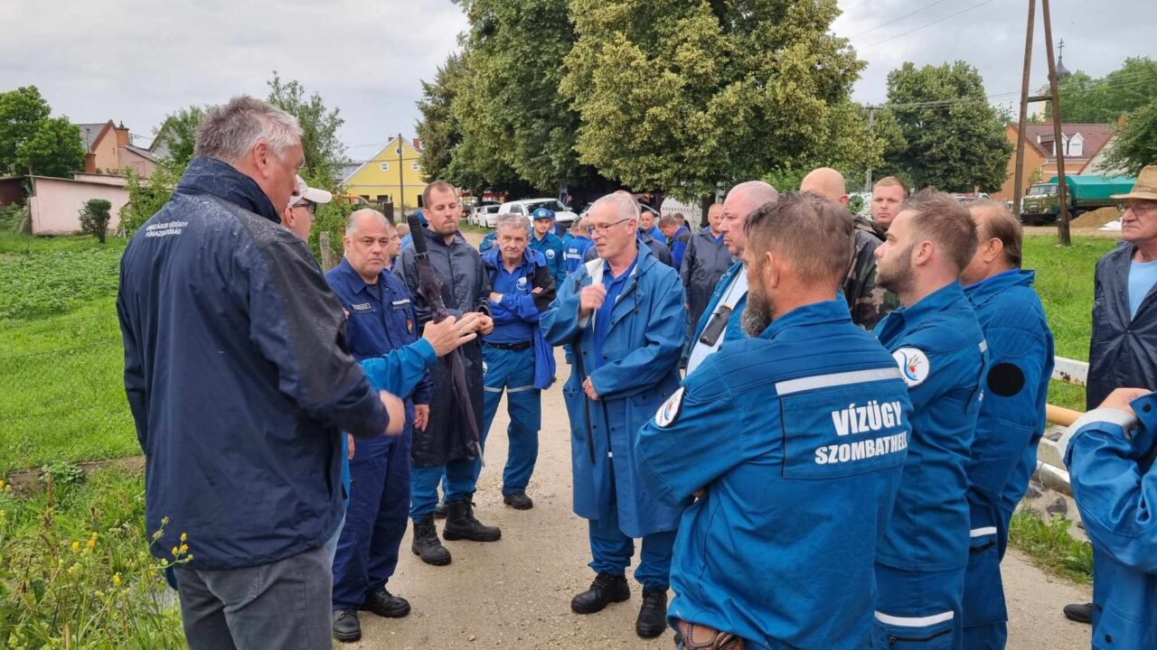 Die Überschwemmung von Rába wird voraussichtlich am Montagabend ihren ...