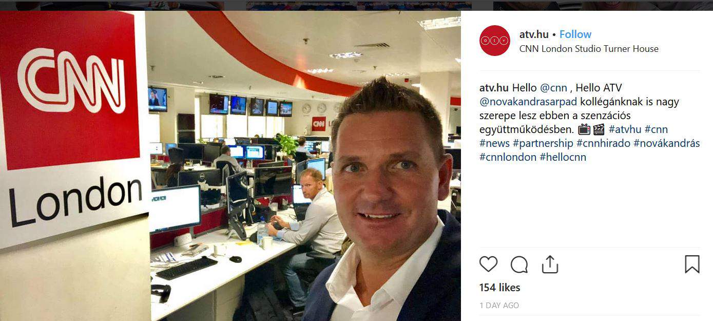 Hungarian TV channel ATV to begin partnership with CNN - Daily News Hungary