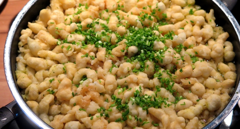 Traditional Hungarian nokedli (dumpling) recipe as we inherited it from ...