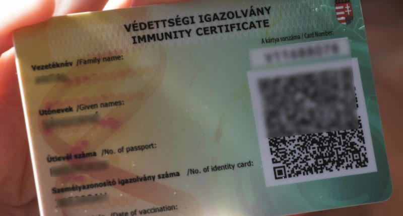 One more country recognises Hungarian immunity certificates! – Daily ...
